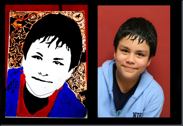 smART Class: 5th Grade Self Portraits